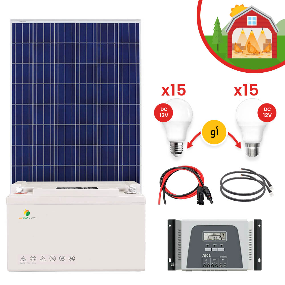 Kit solaire hangar poulet | CP TECH MAROC