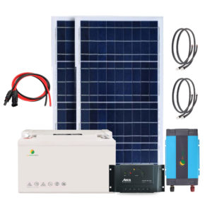 Kit solaire Autonome (Off-grid) 12V-220V Taille: XS-S | CP TECH MAROC